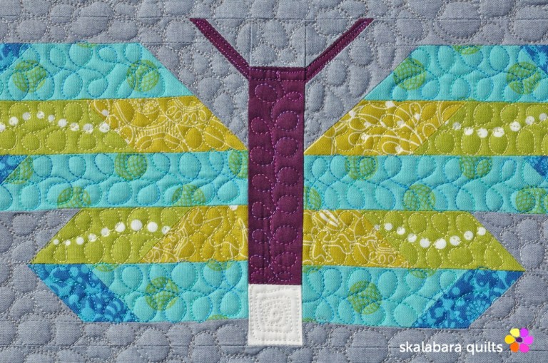 place mat with frances firefly block from the fancy forest pattern ...