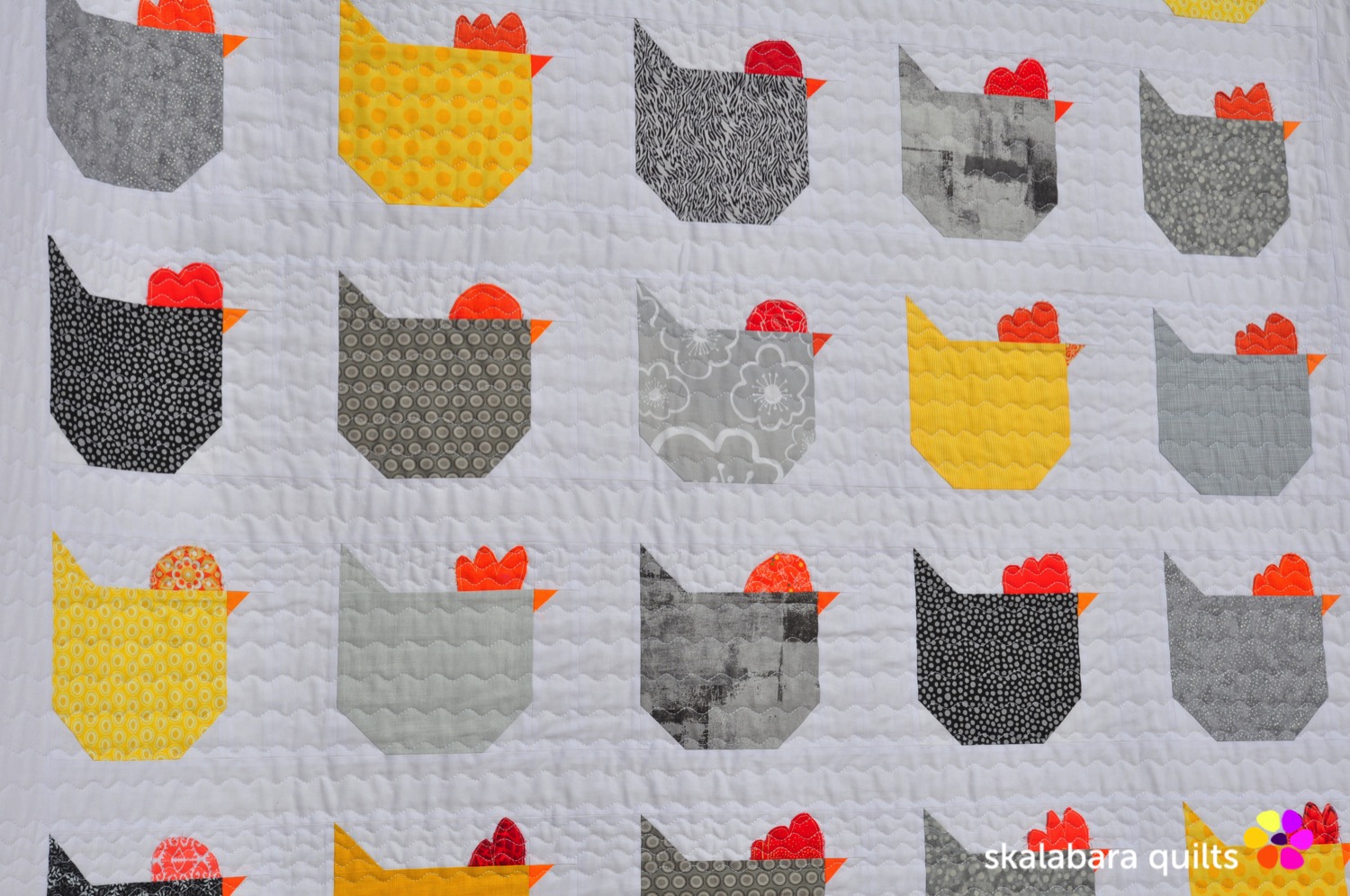 chicken quilt – finished ! « skalabara quilts