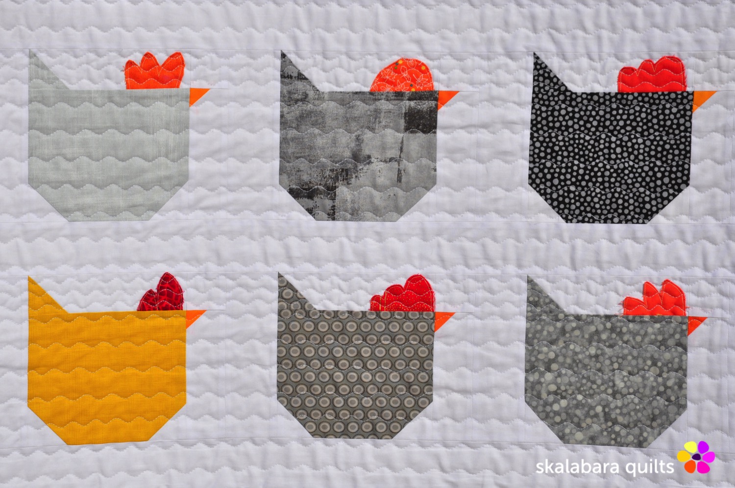 chicken quilt – finished ! « skalabara quilts