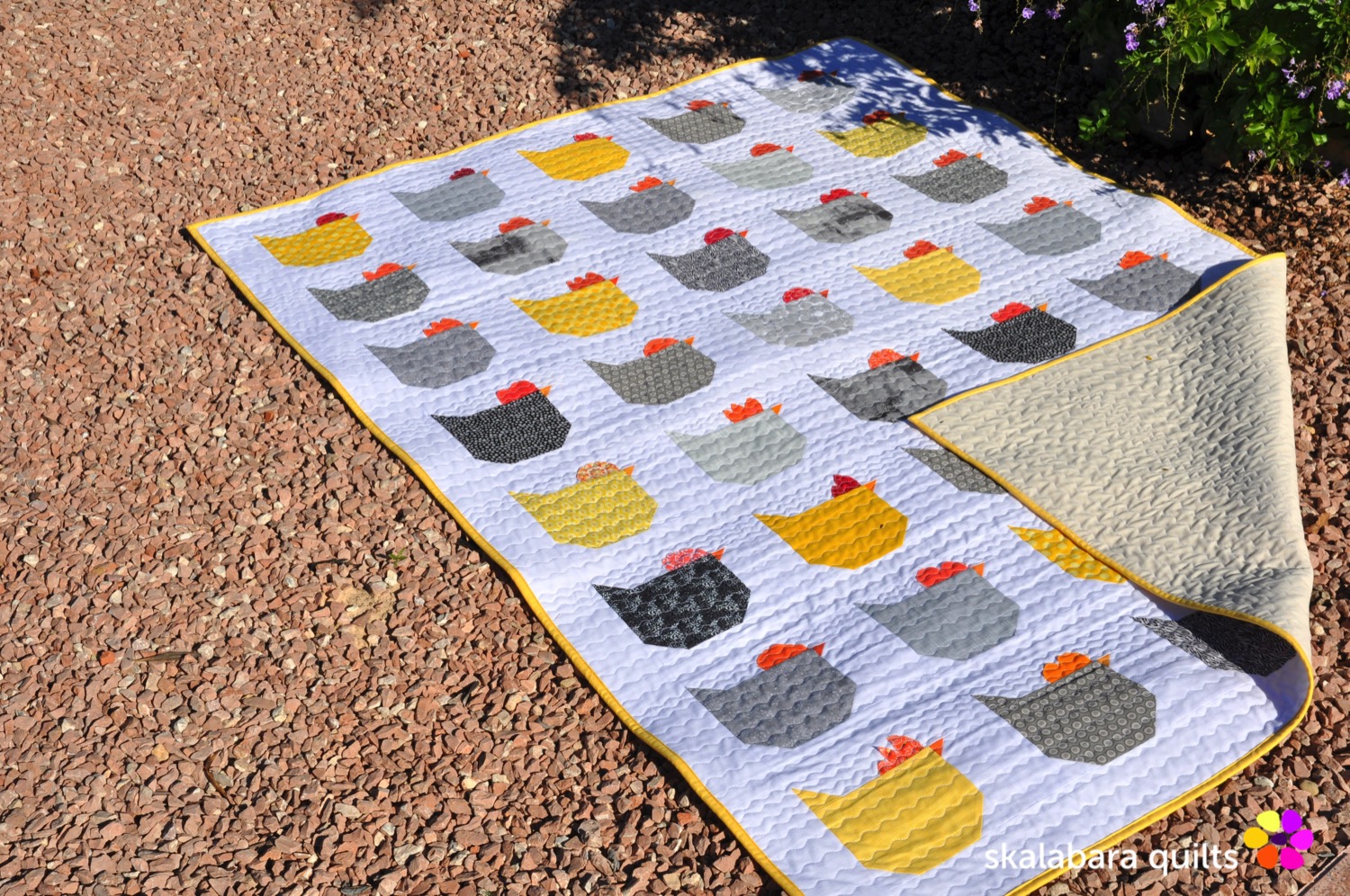 chicken quilt – finished ! « skalabara quilts