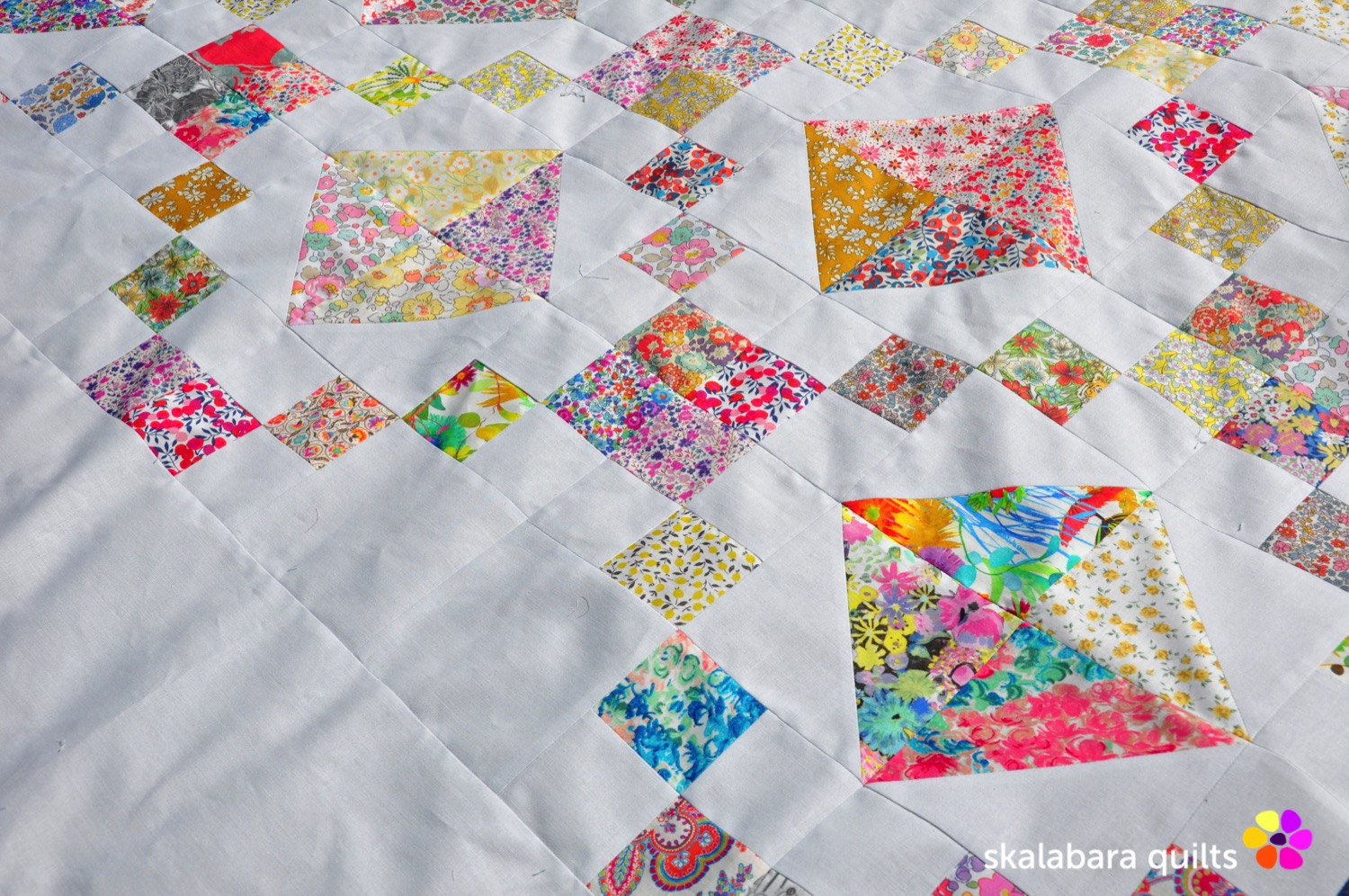 sneak peek – levitating jewel box quilt « skalabara quilts