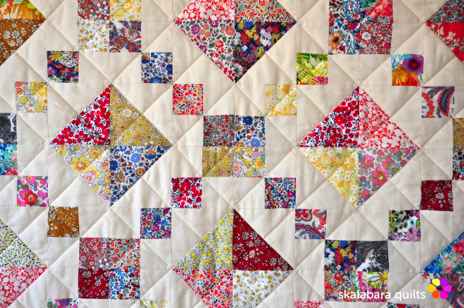 quilt finish with liberty fabrics « skalabara quilts